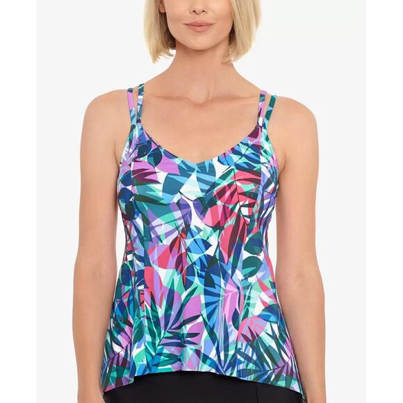 Swim Solutions | Other | Swim Solutions Princessseamed Highlow Tankini ...